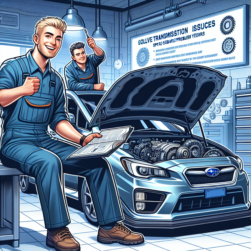 Comprehensive Guide to Subaru Transmission Issues Over the Years ...
