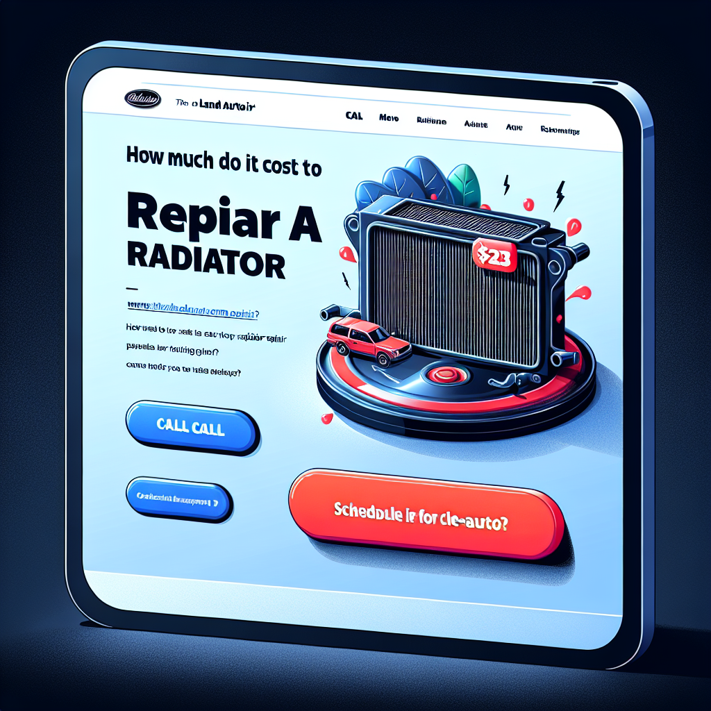 Understanding Radiator Repair Costs: Get Expert Service at Cleveland ...