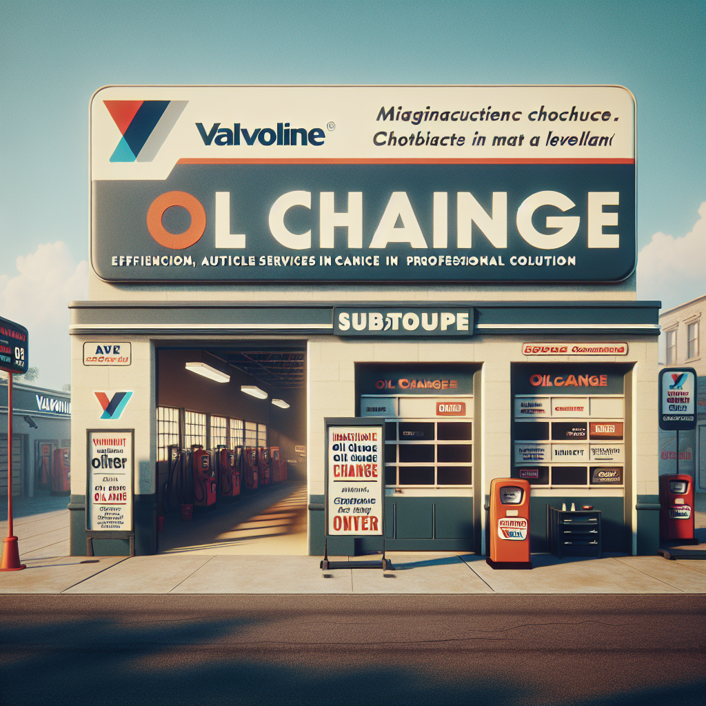 Valvoline Oil Change Services Near Cleveland: Professional Care and Competitive Pricing ...