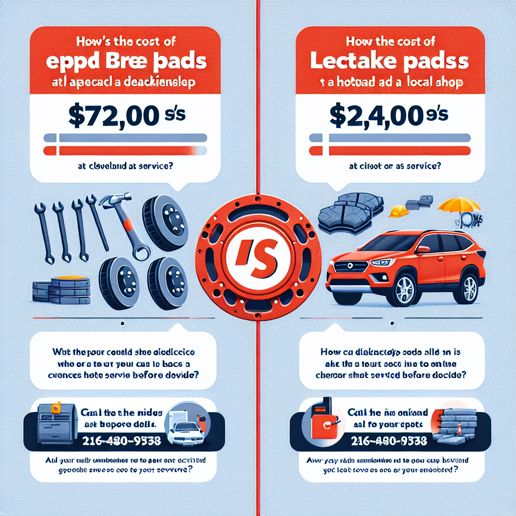 Cost to Replace Brake Pads at Dealership: Cleveland, OH In-Depth ...
